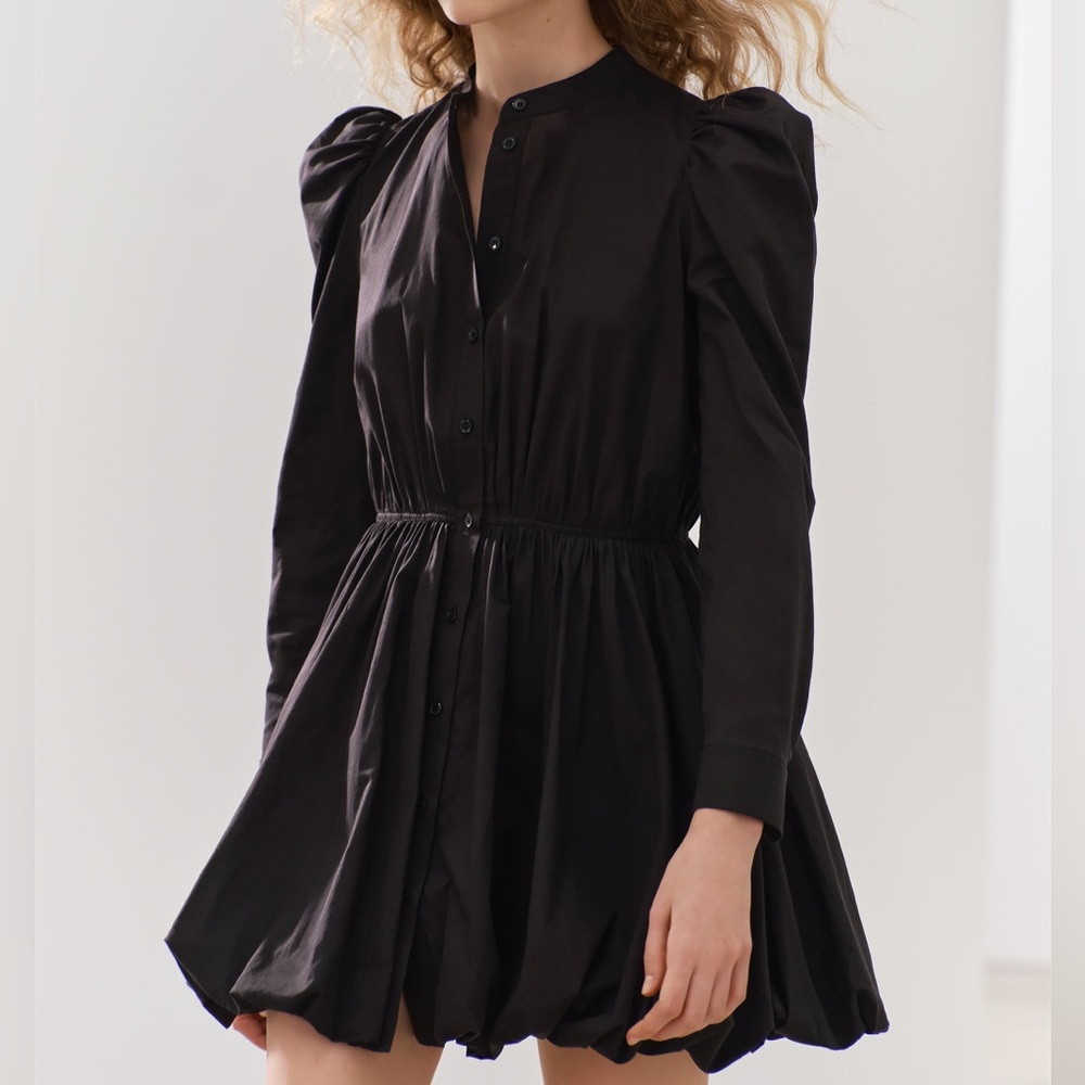 2024 Zara Mini Balloon Dress - Gem